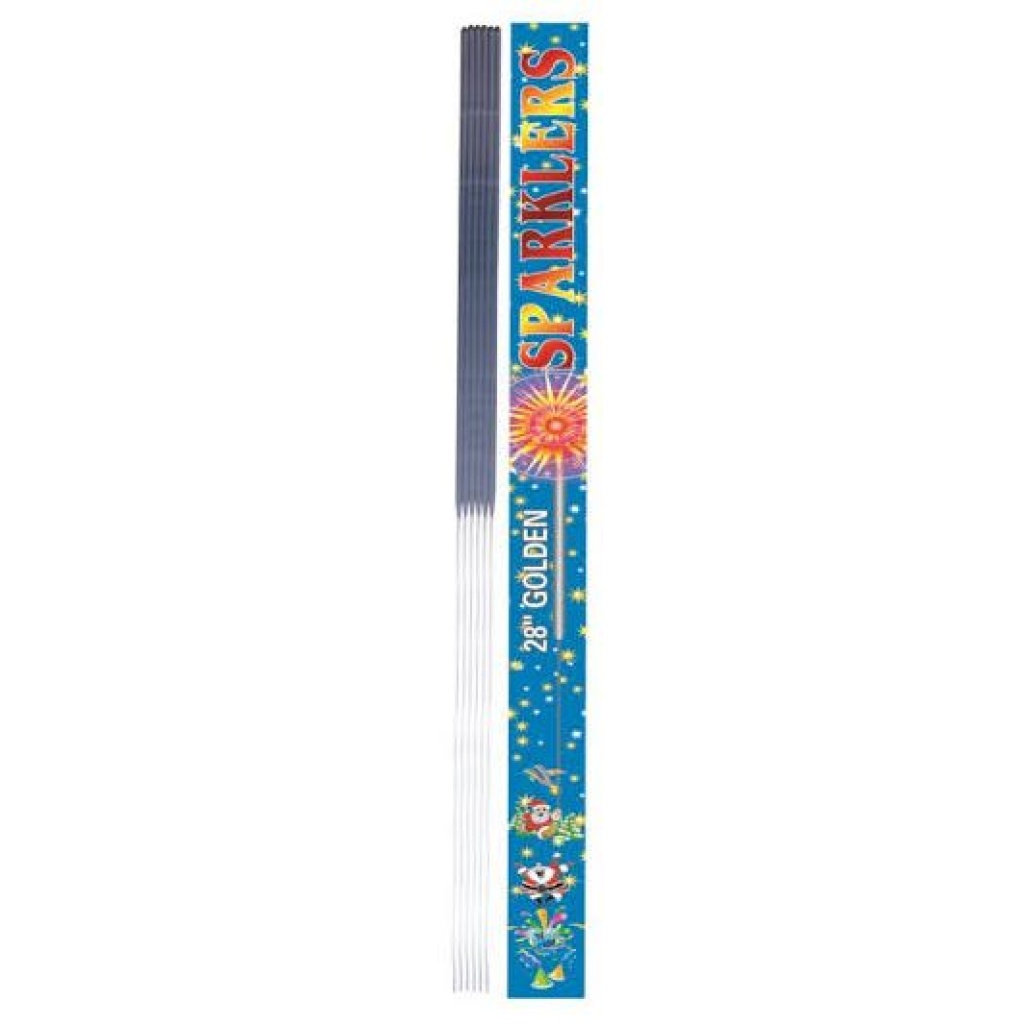 Bottle Sparklers 23cm Gold-Pack of 6 – Daya’s Fireworks