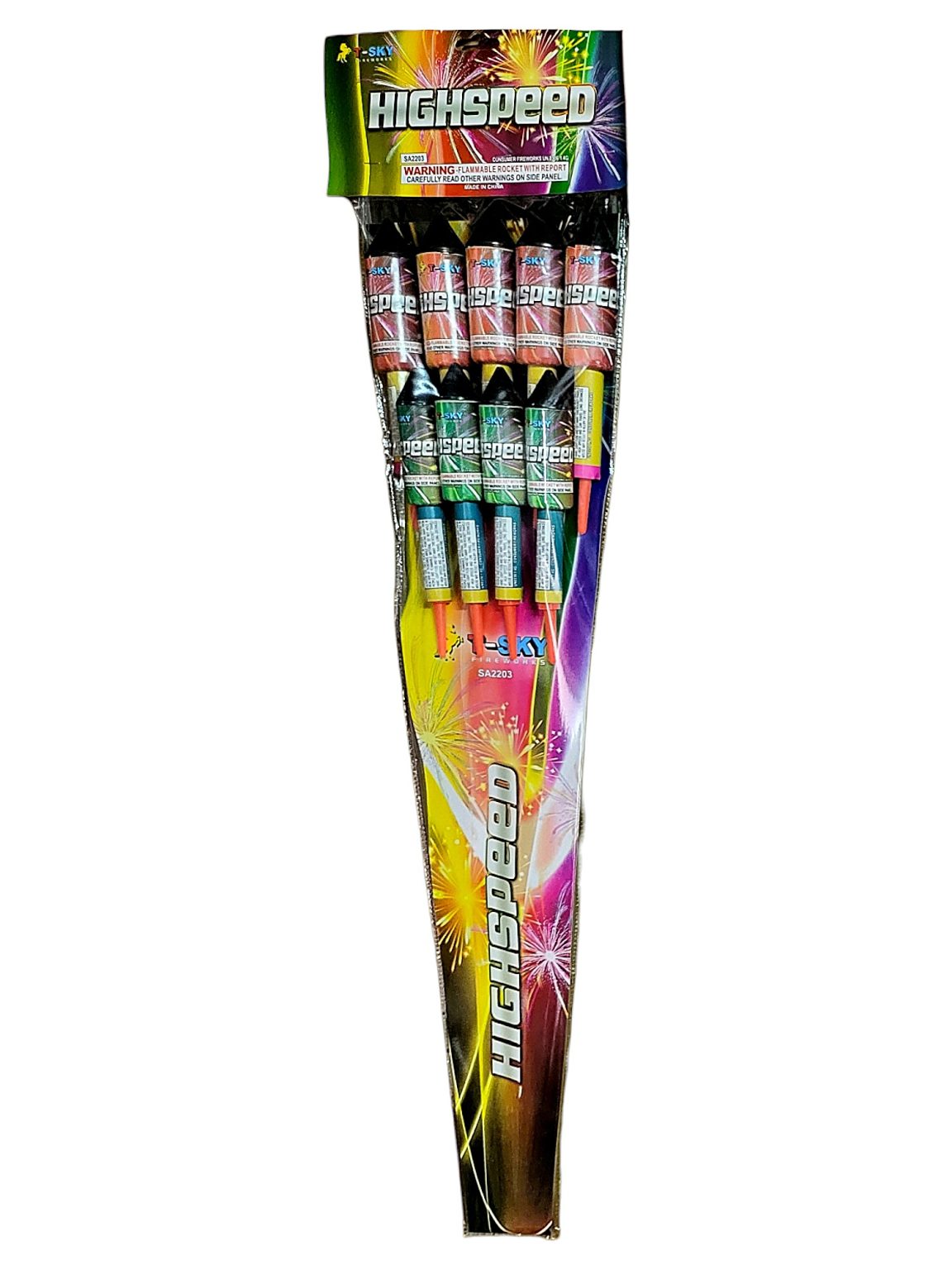 HighSpeed Sky Rockets-9 Piece – Daya’s Fireworks