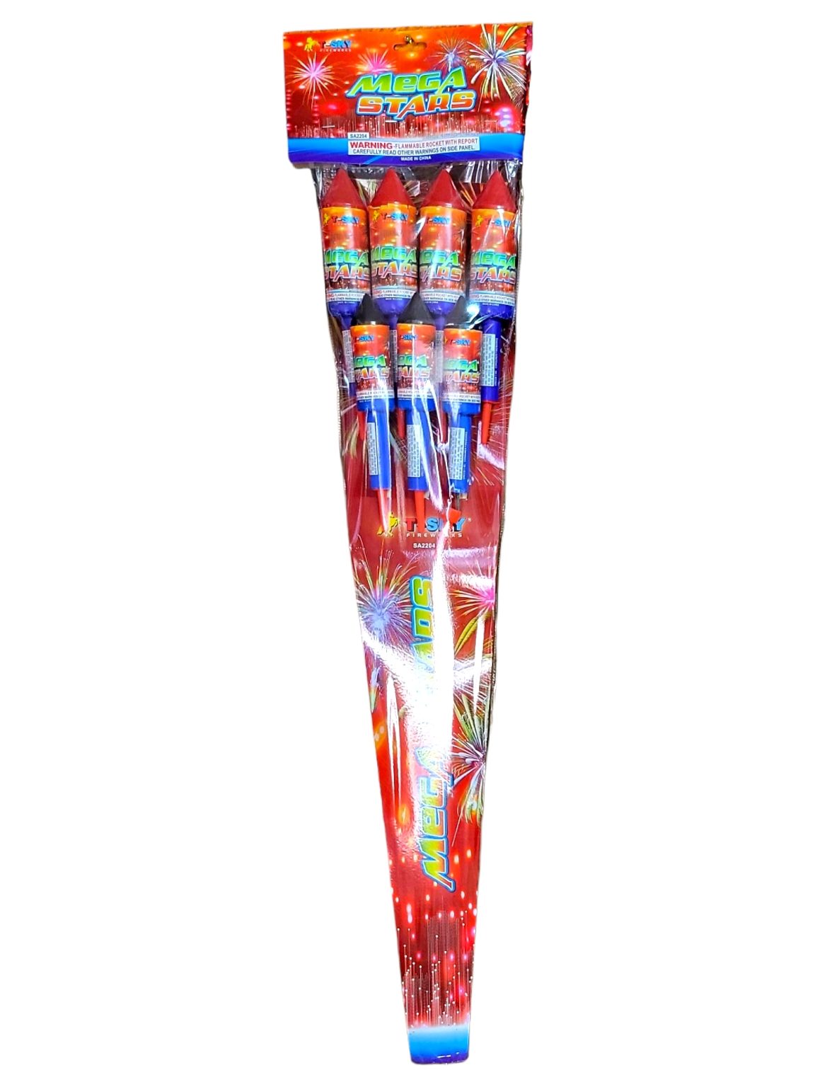 Mega Stars Sky Rockets-7 Piece – Daya’s Fireworks