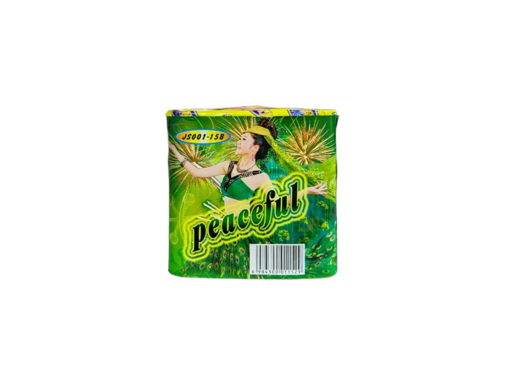 Peaceful 15 Shot Cake-Single – Daya’s Fireworks