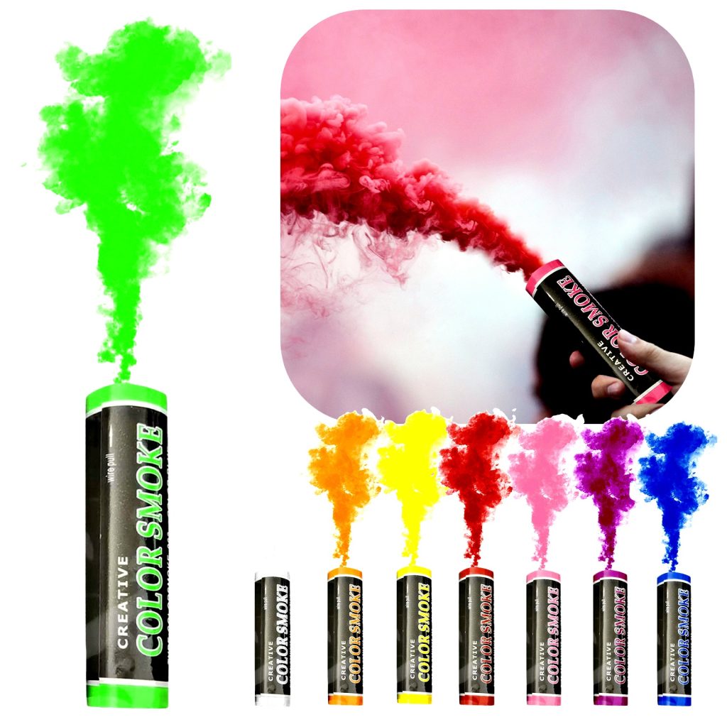 Color Smoke Grenade Mix Colors-Pack of 8 – Daya’s Fireworks